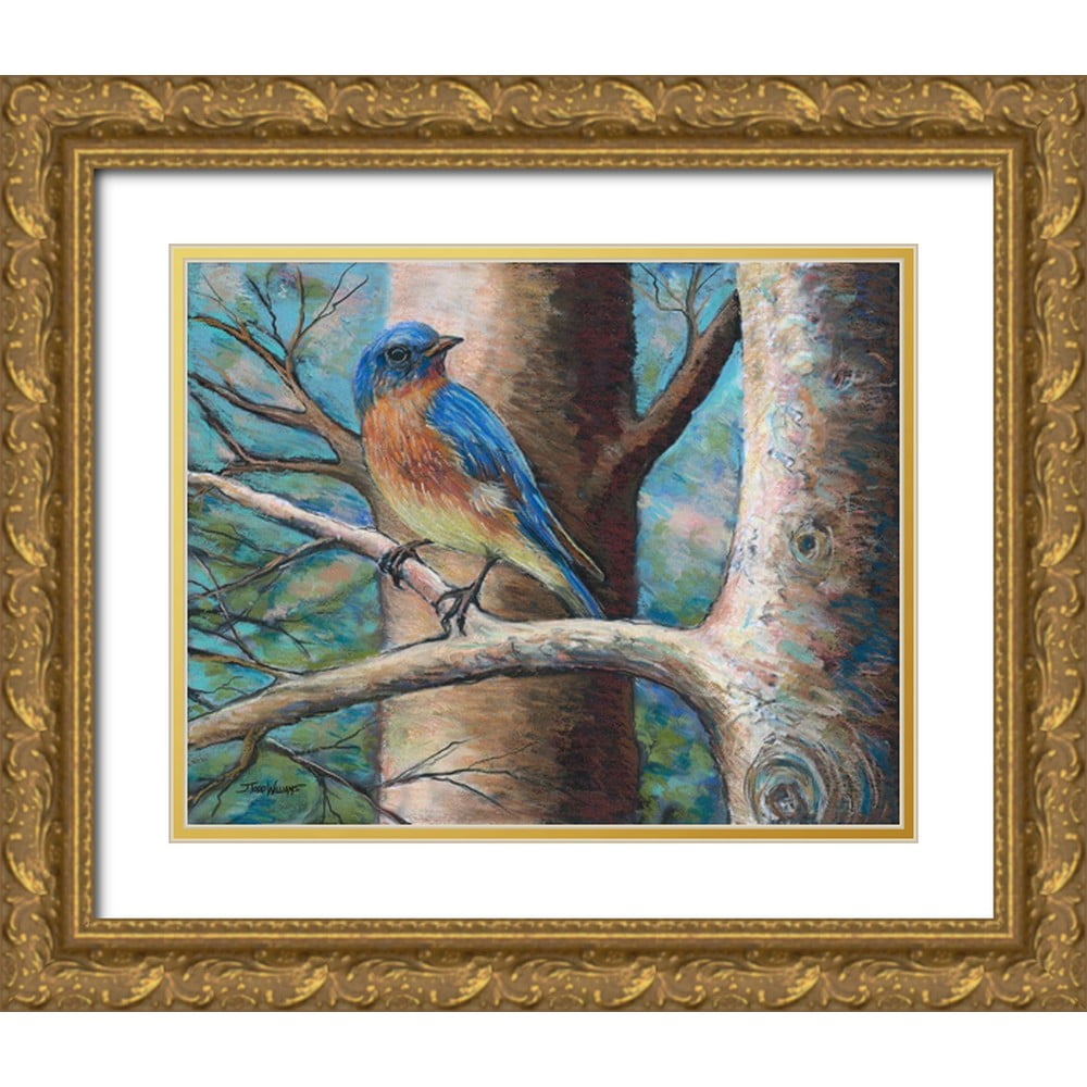 Williams, Todd 32x26 Gold Ornate Wood Framed with Double Matting Museum ...