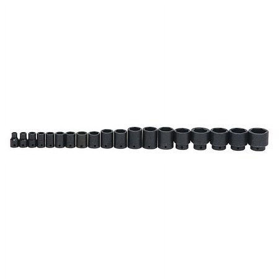 Williams WS-4-19RC 19-Piece 1/2-Inch Drive Shallow 6 Point Impact ...