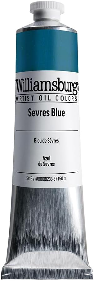 Williamsburg Artist Oil Colors by GOLDEN, Sevres Blue, 150 ml tube ...