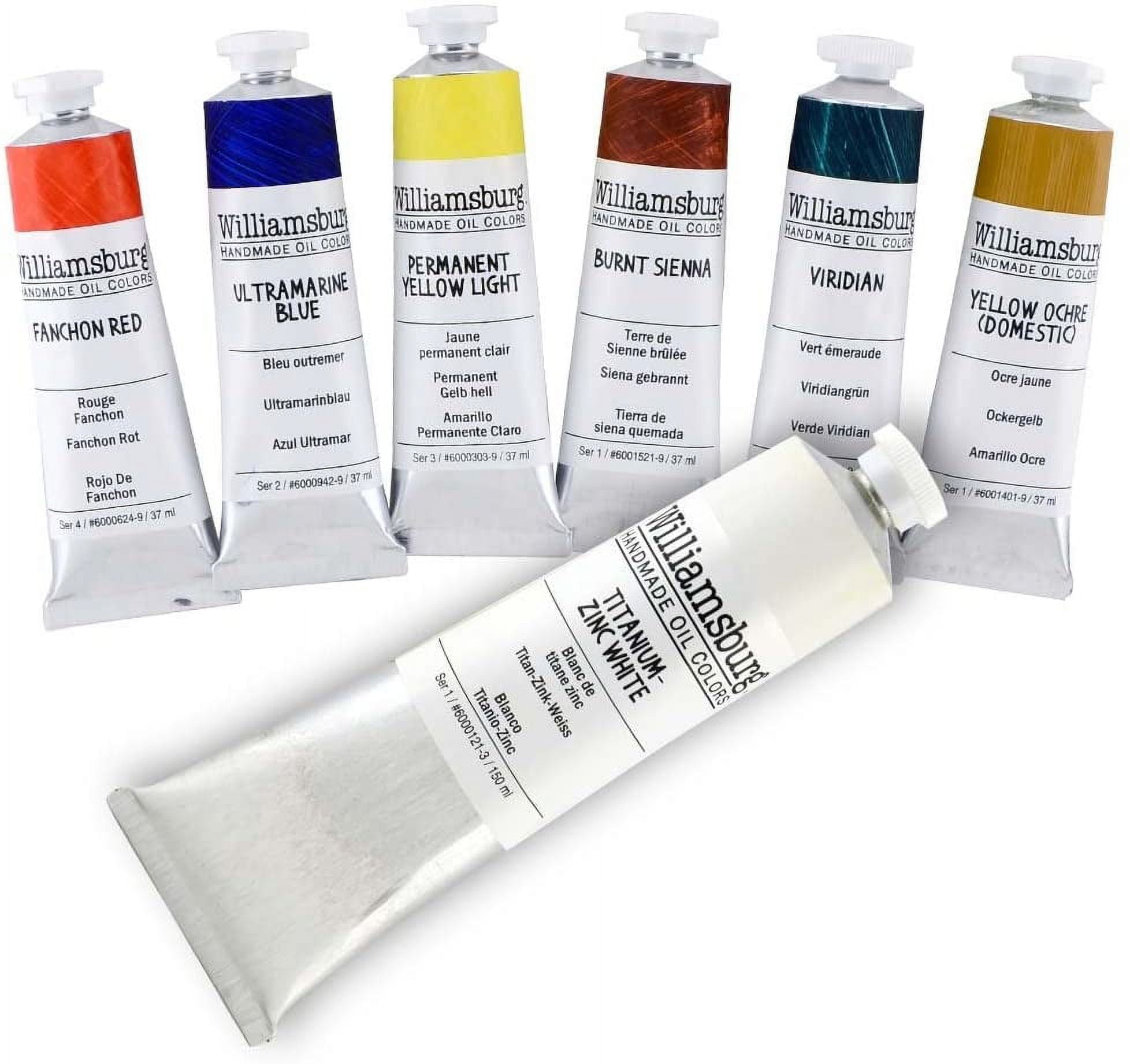 Williamsburg Basic Oil Paint Set, 7 Colors - Walmart.com