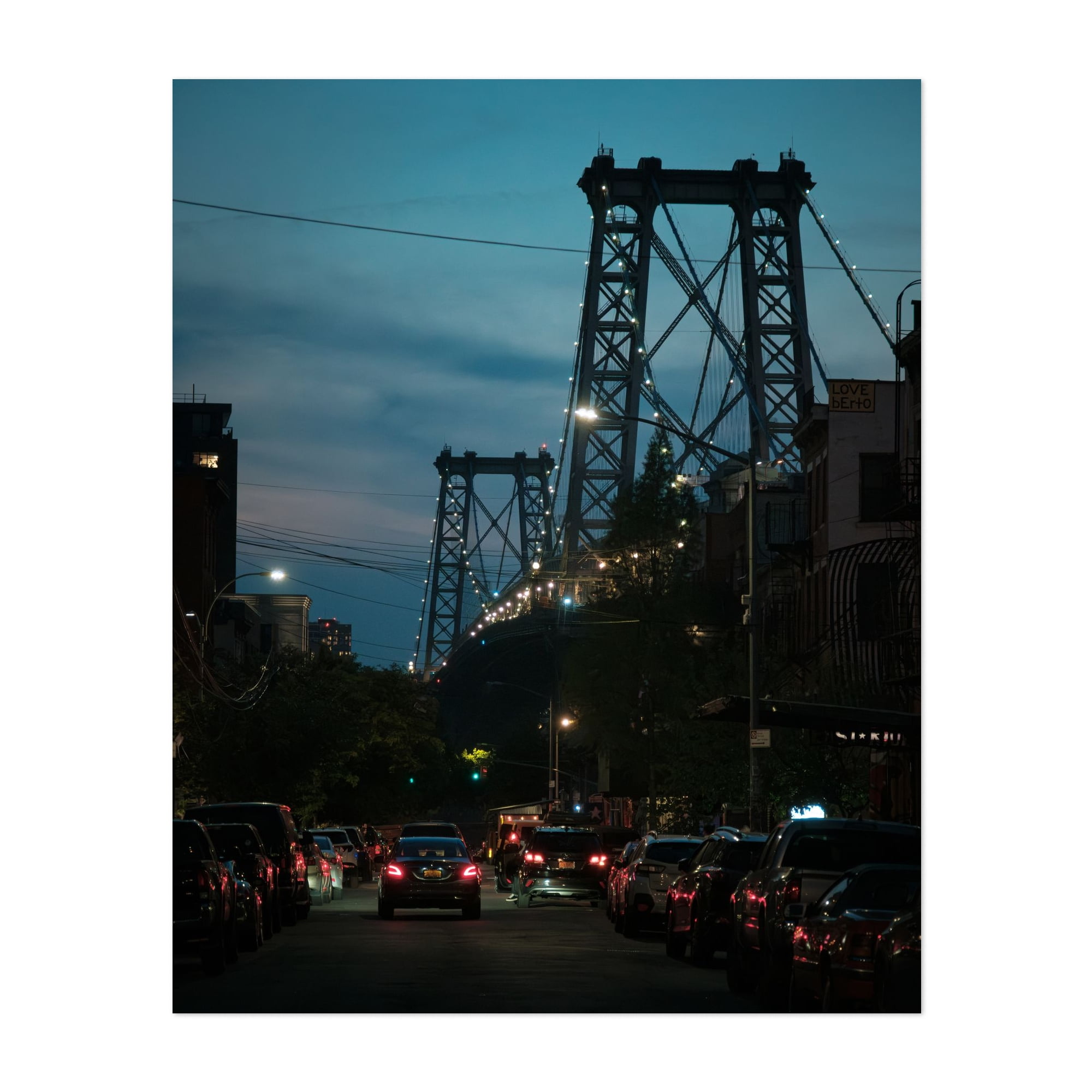 The Williamsburg Bridge - Brooklyn New York Photography Bridge City Nightlife Street Photography ...