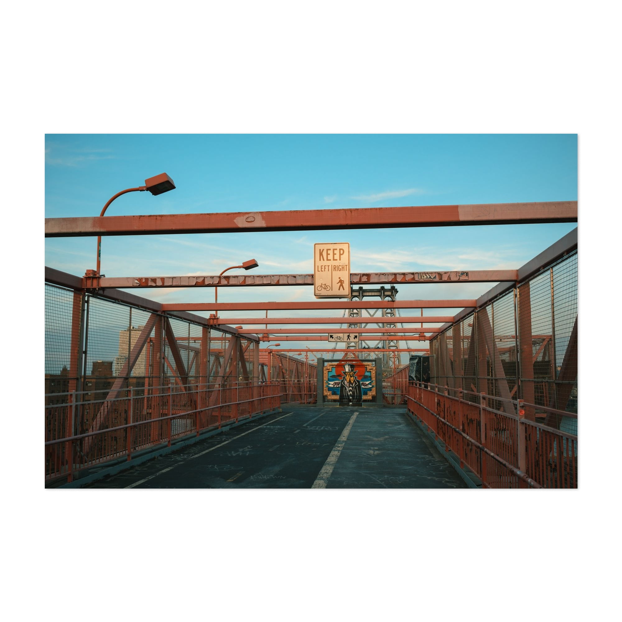 Williamsburg Bridge Walkway 01 - Brooklyn New York Photography Bridge ...