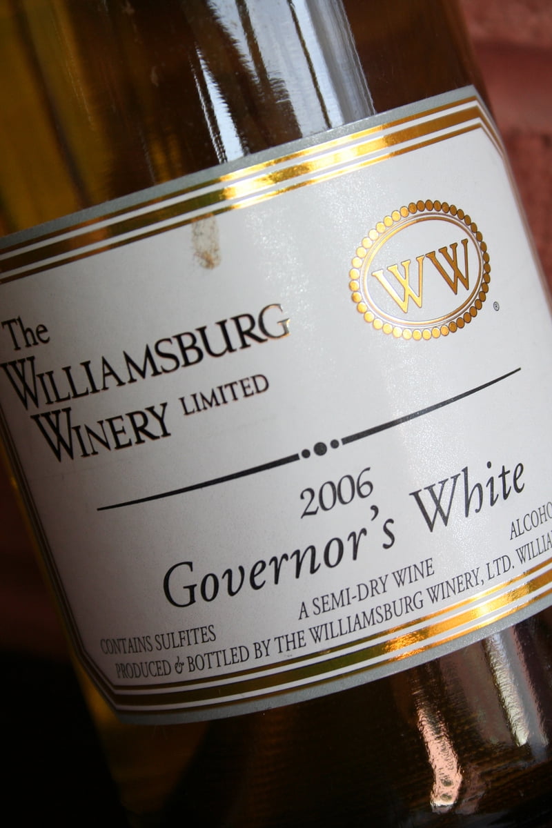 Williamsburg Governor's White Wine, 750ml Bottle - Walmart.com