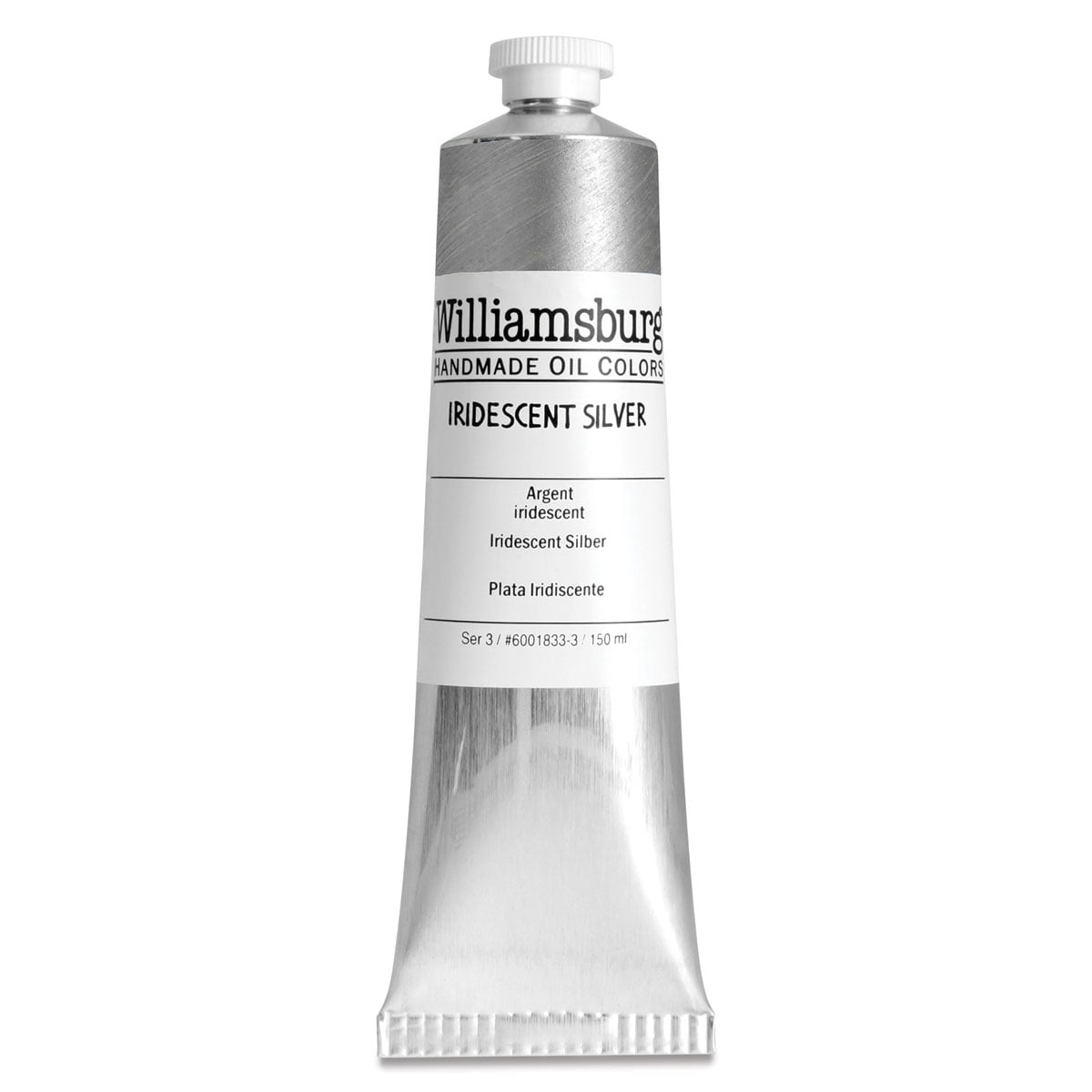 Williamsburg Handmade Oil Paint - Iridescent Silver, 150 ml tube ...
