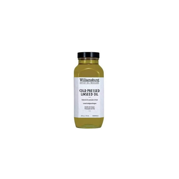 Williamsburg Handmade Oils Cold Pressed Linseed Oil, Pint - Walmart.com