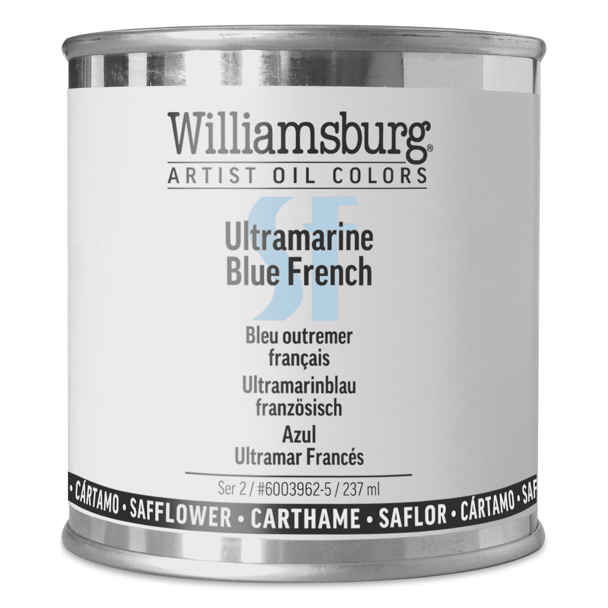 Williamsburg Handmade Safflower Oil Color - Ultramarine Blue French, 8 ...
