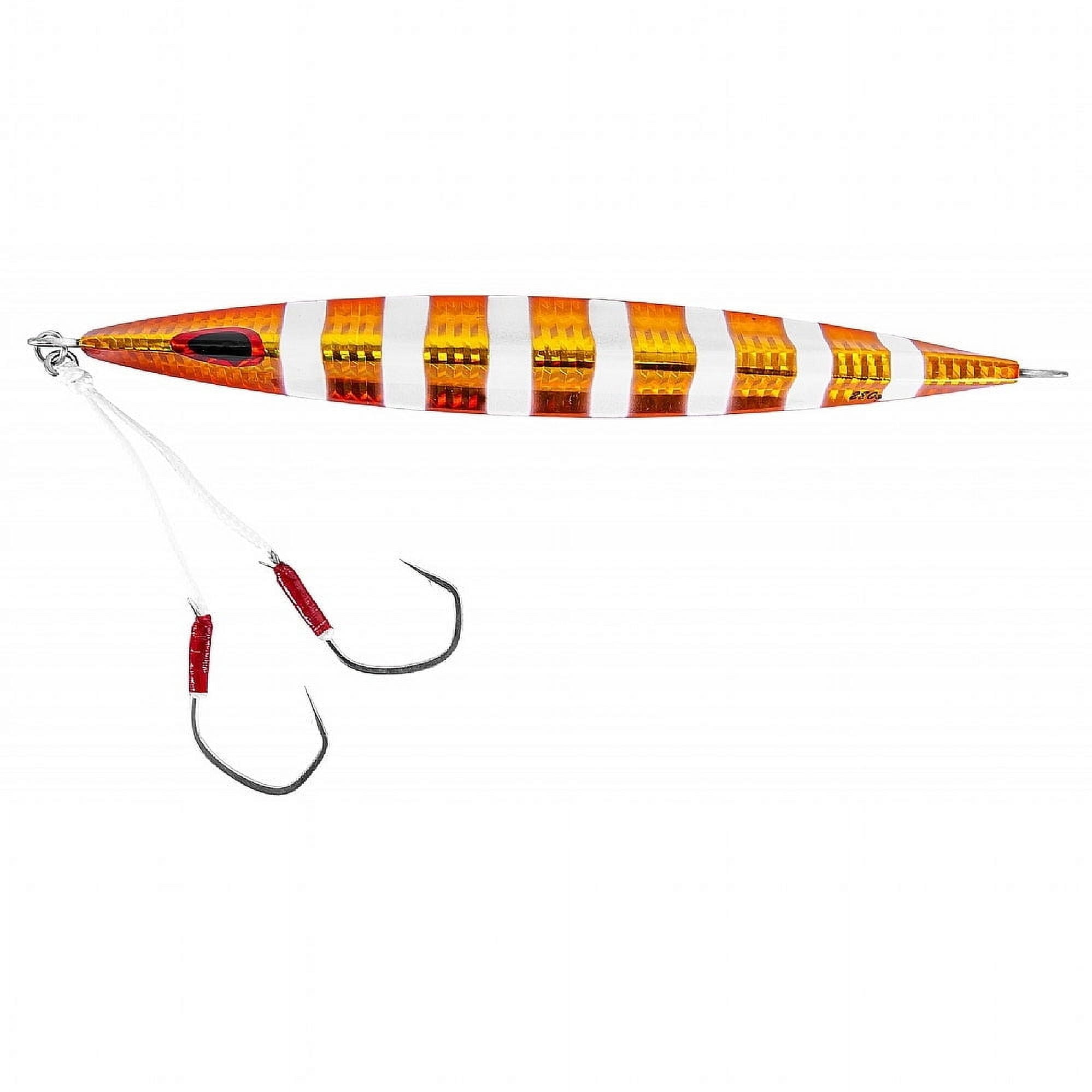 Williamson Kensaki Jig Holo Gold Flash Zebra, 280g Jigs - Walmart.com