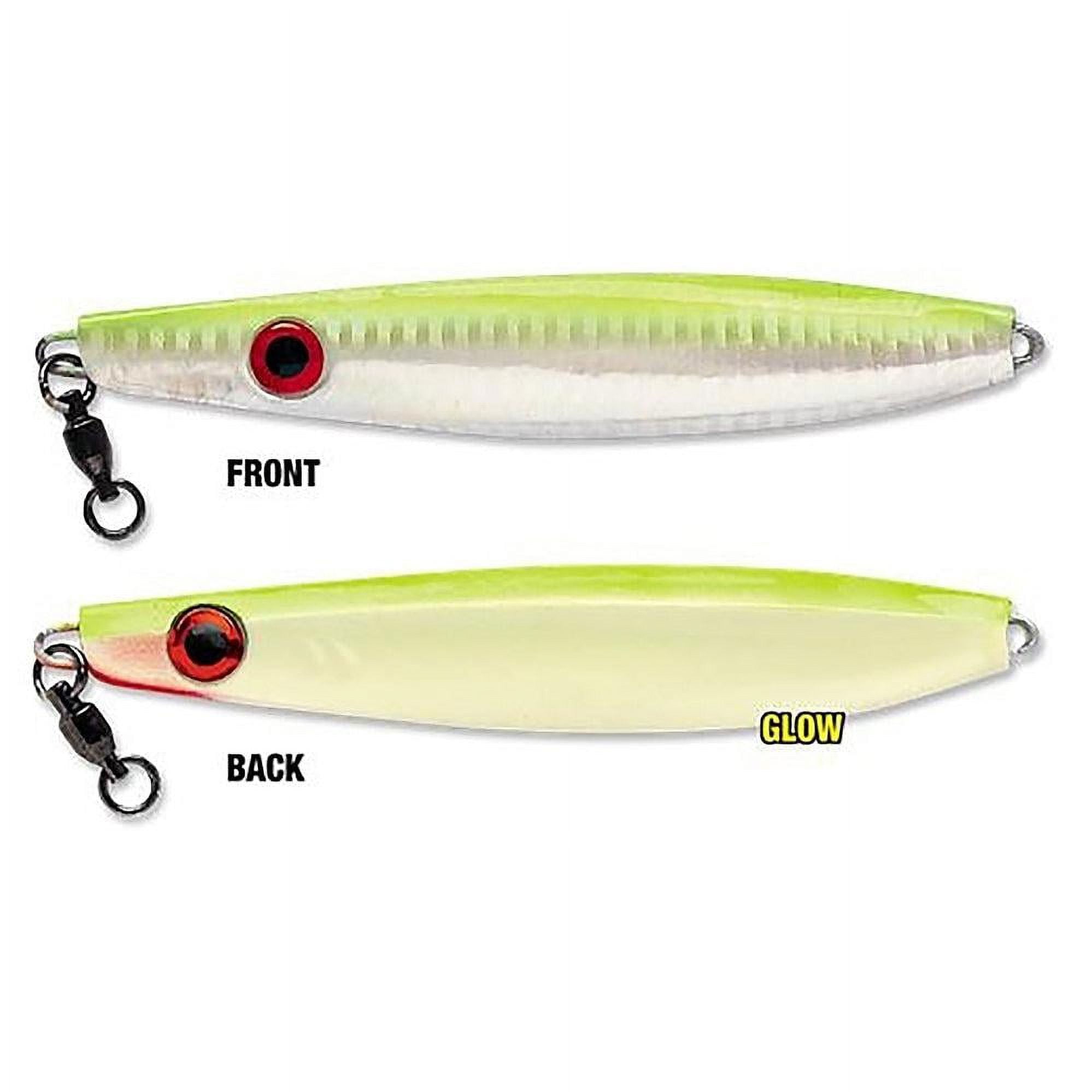 Williamson Vortex Jig Chartreuse Glow, 150g Jigs - Walmart.com