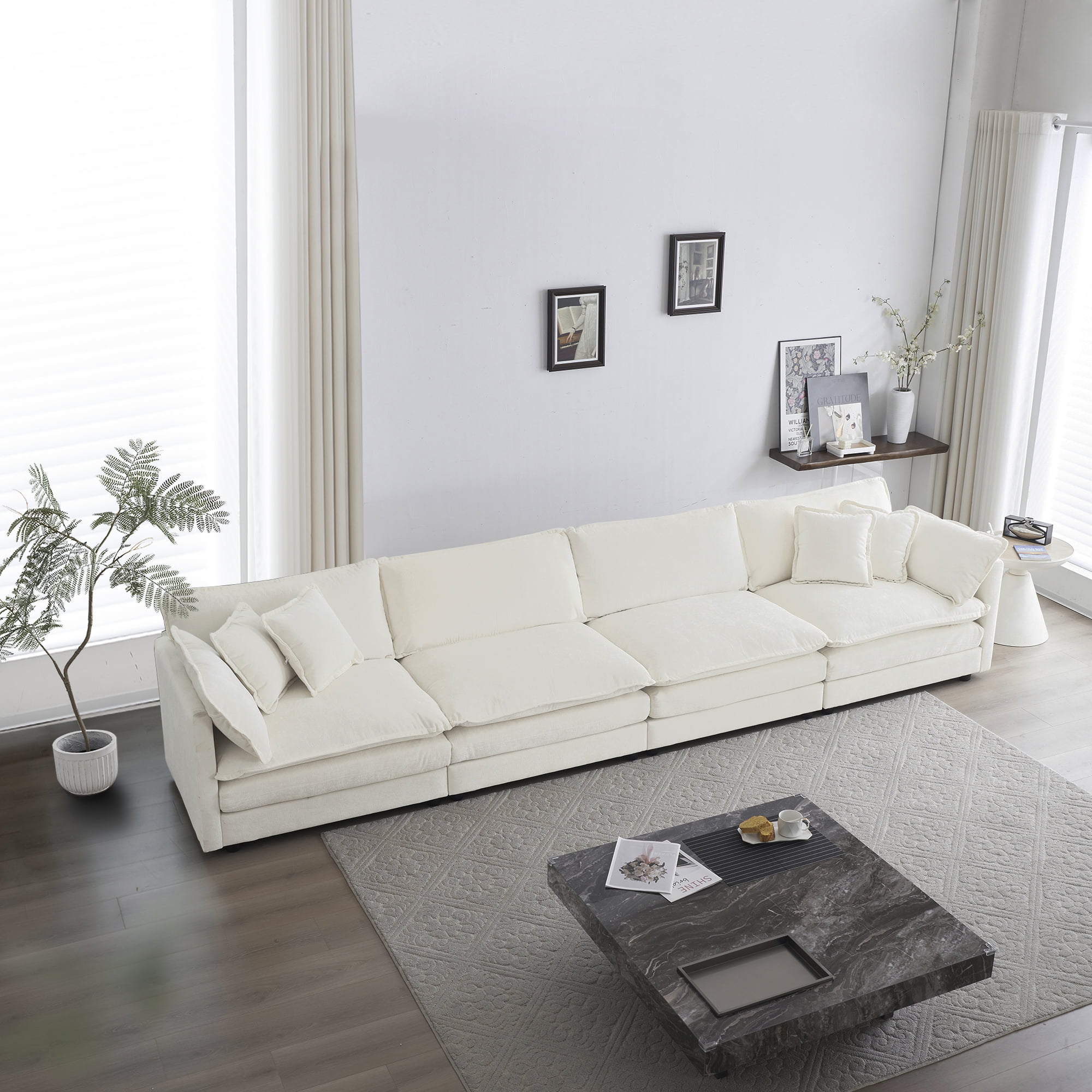 Large deep sectional couch store