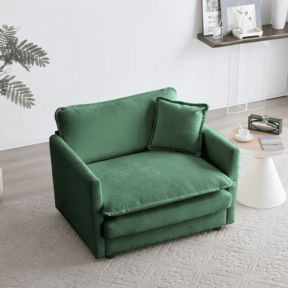 Williamspace Modern 41" Single Sofa Chair, Green - Walmart.com