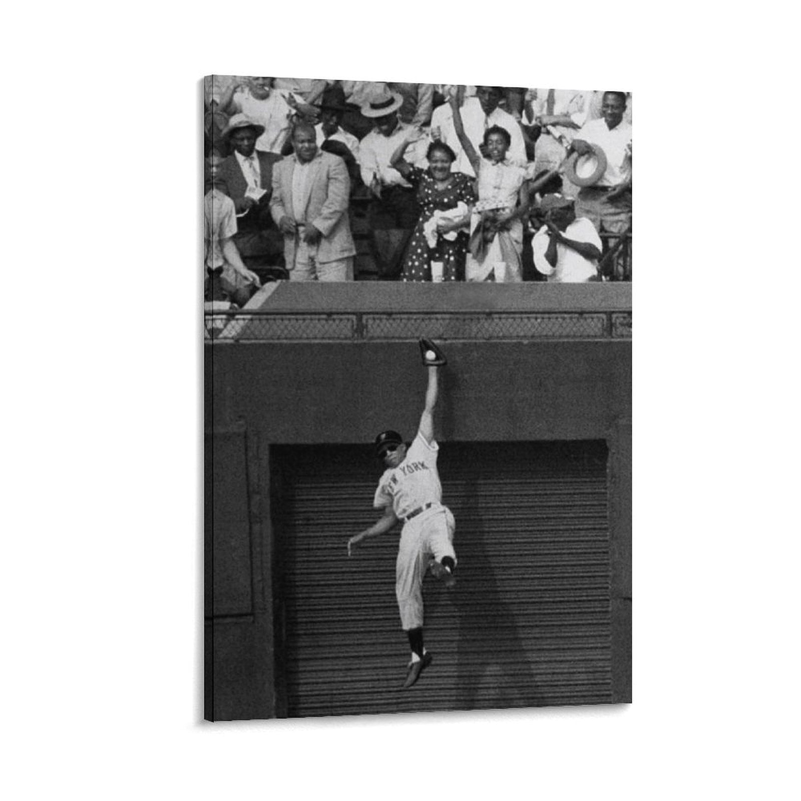 Willie Mays Amazing Catch Poster Canvas Art Poster and Wall Art Picture ...