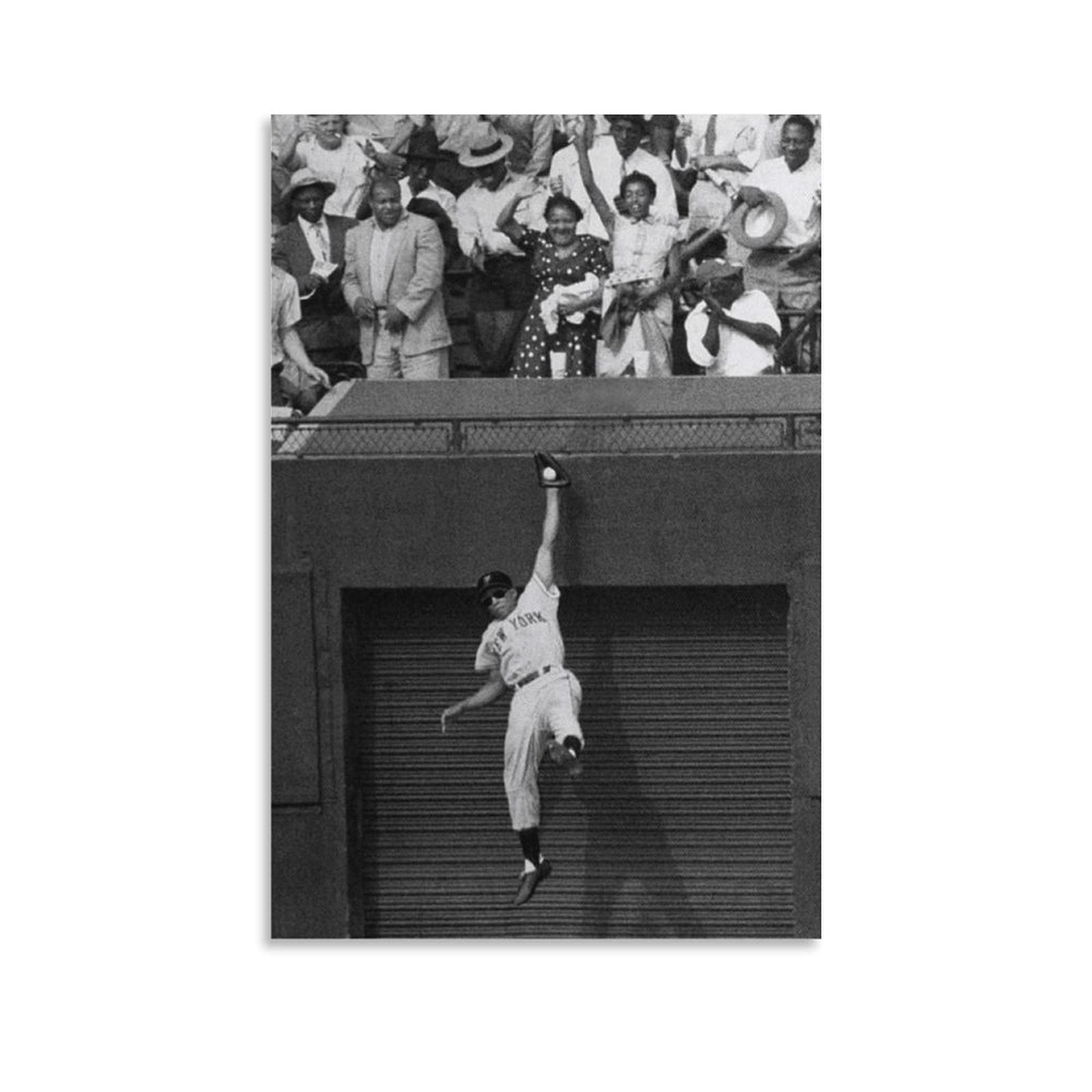 Willie Mays Amazing Catch Poster Home Decor Poster Wall Art Hanging ...