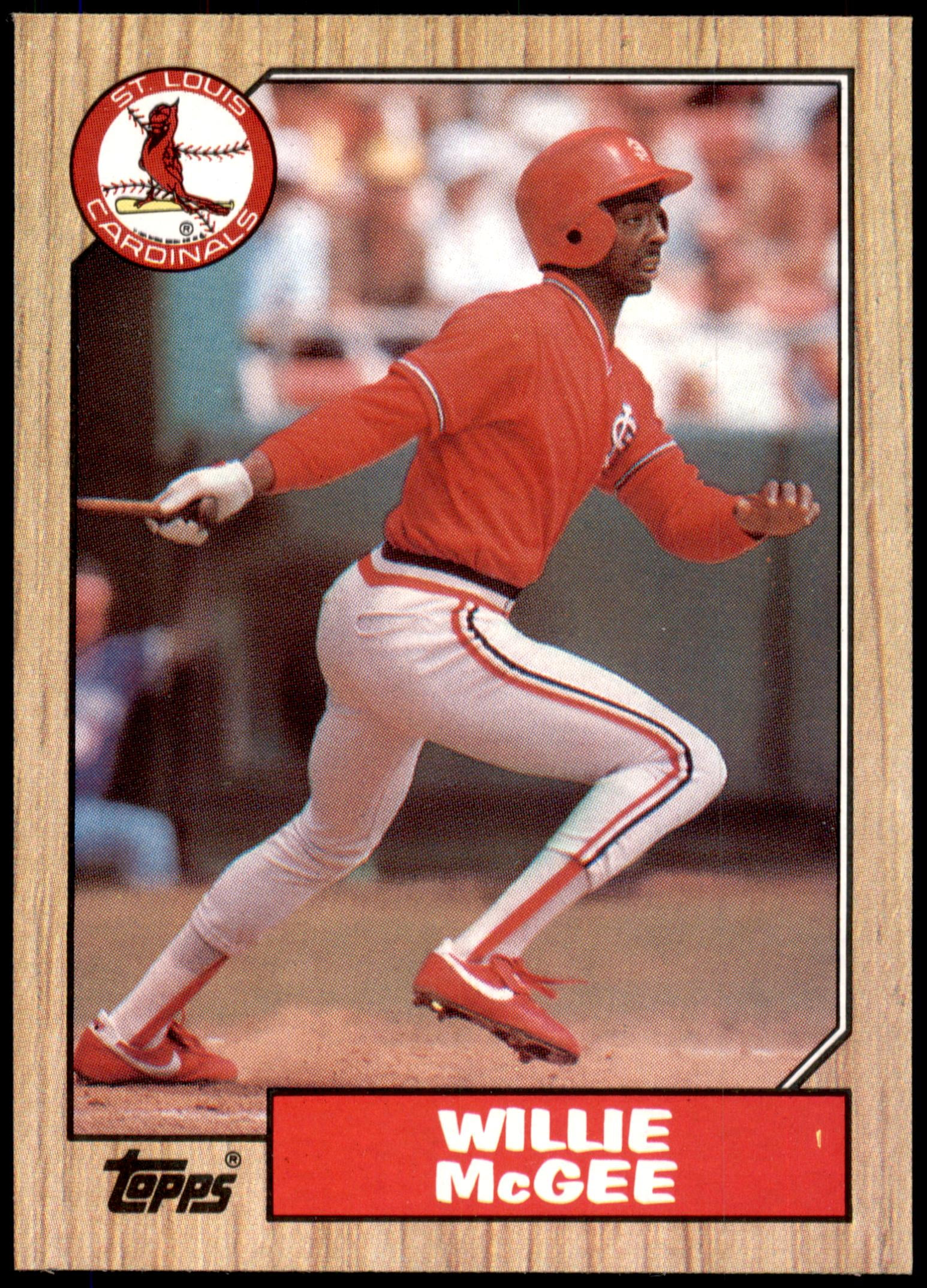 Willie McGee #440 1987 Topps - Walmart.com