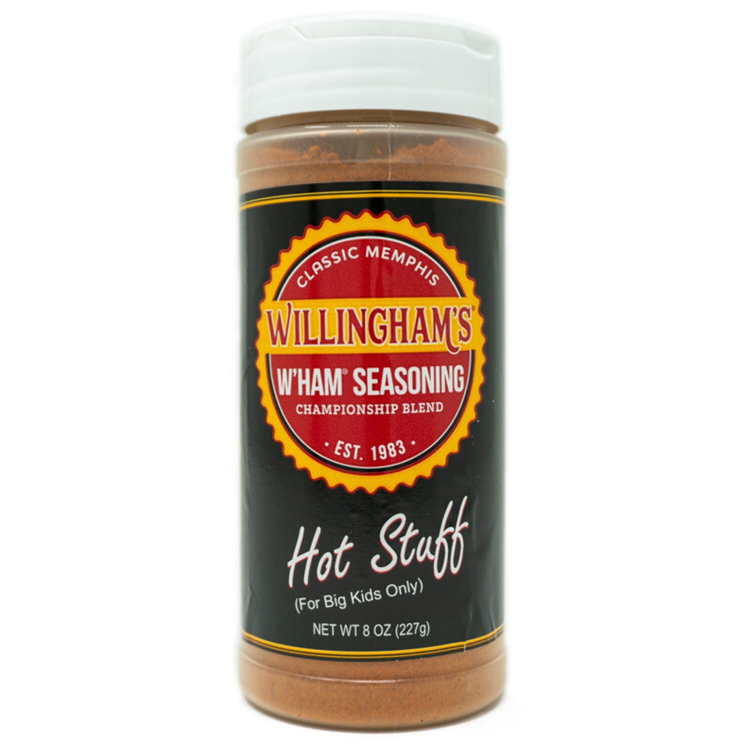 Willingham's W'ham Hot Stuff BBQ Rub n Spice - Walmart.com