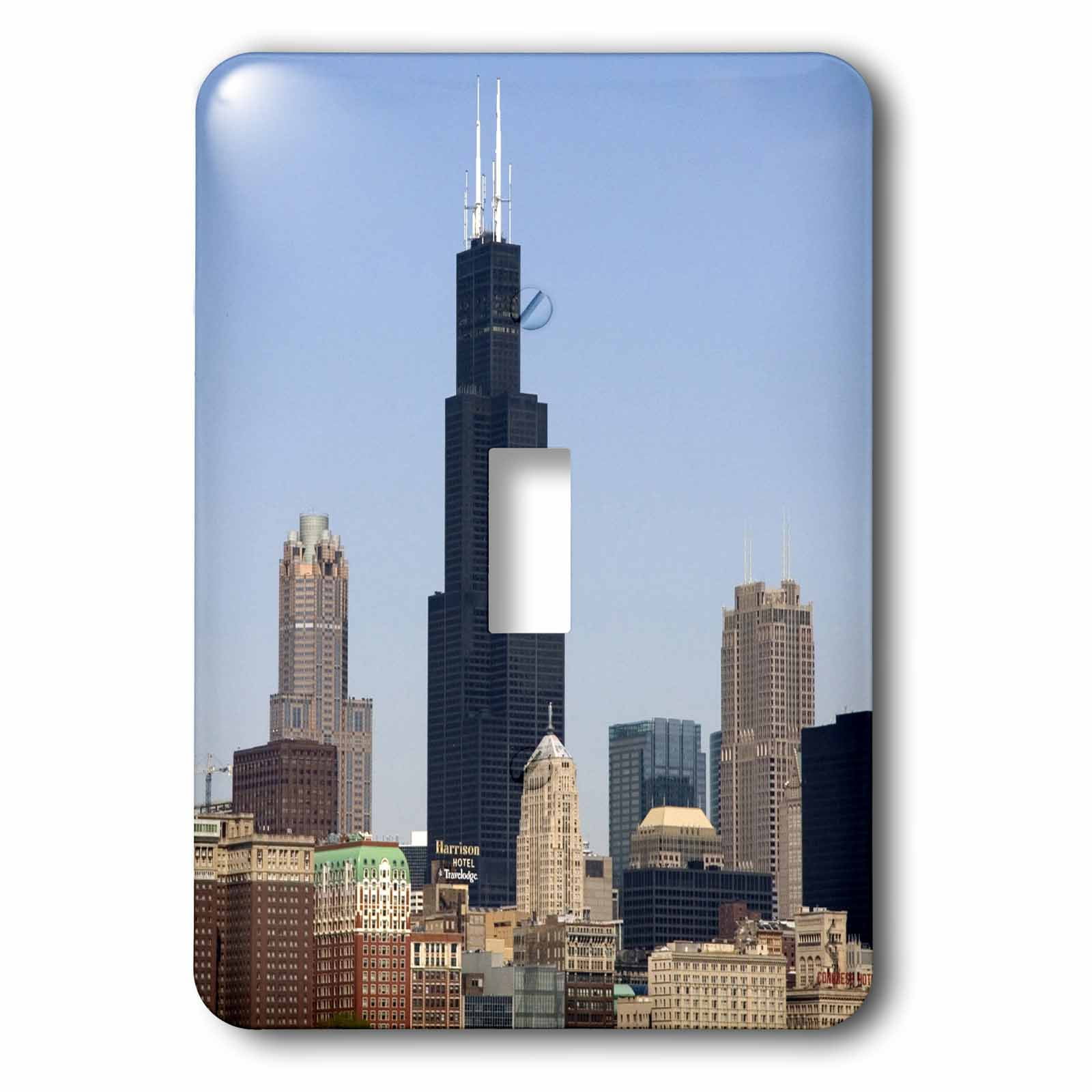 Willis and Sears Tower, Chicago River, IL - US14 DFR0095 - David R ...