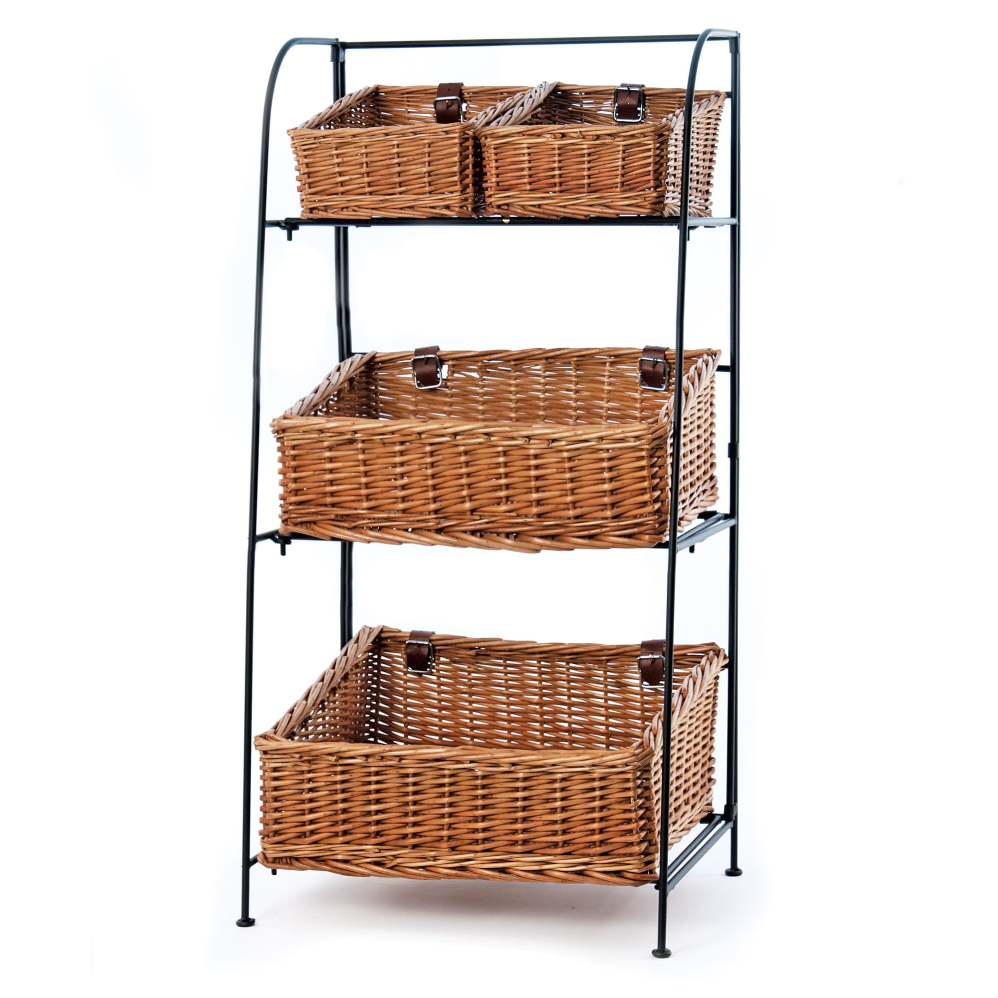 Willow 3-Tier Iron Display Rack with Baskets - Walmart.com