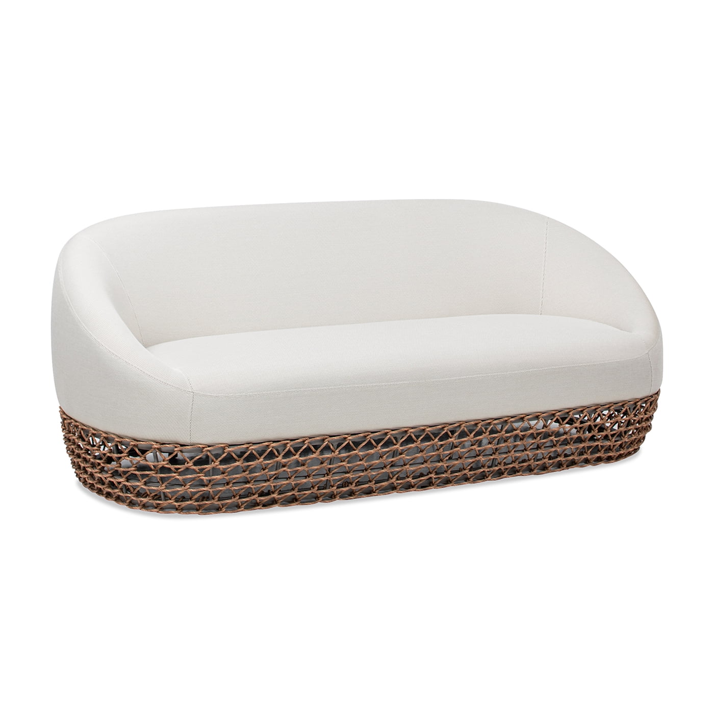 Jennifer Taylor Home Willow 71" Upholstered Woven Patio Deep Seating ...