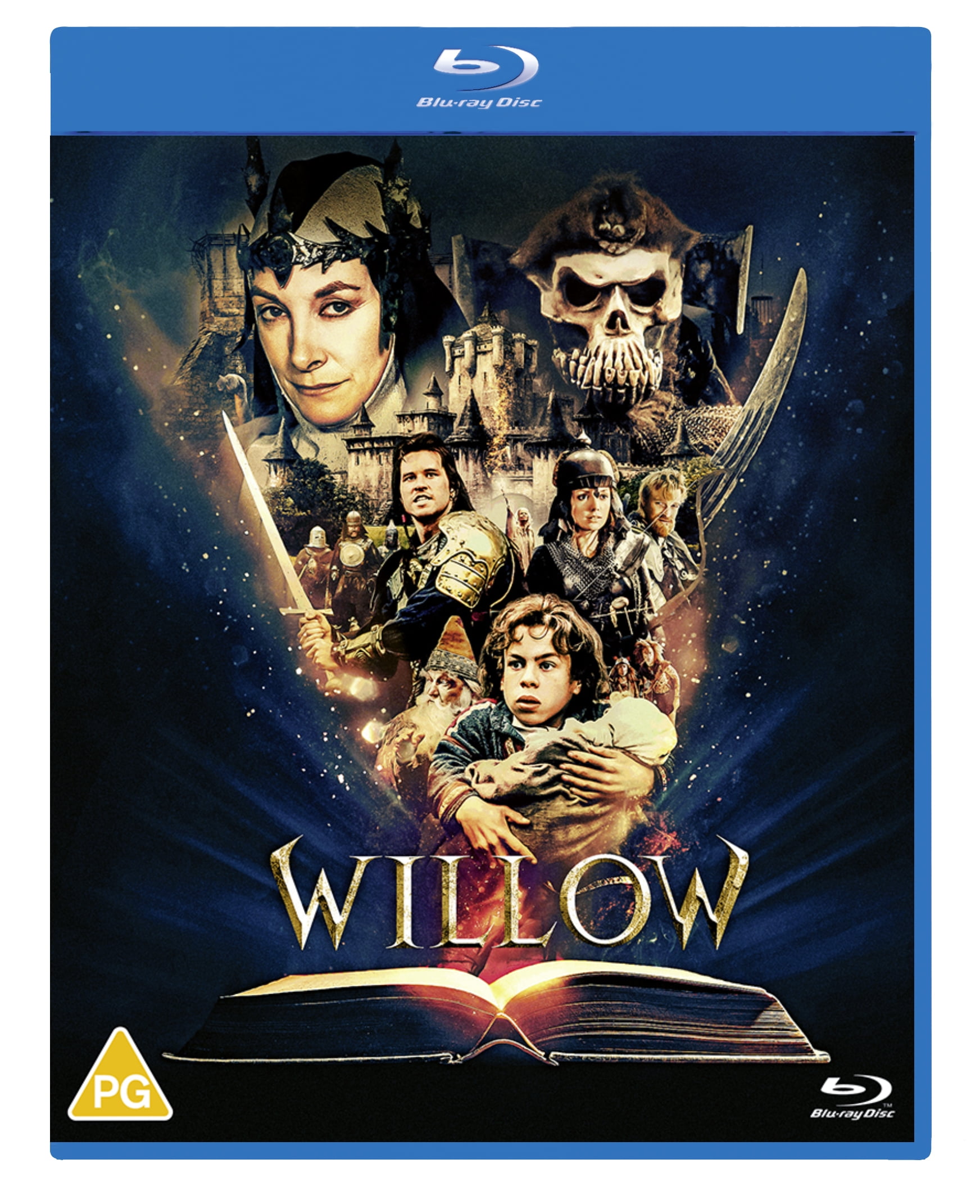 Willow (Blu-ray) Warwick Davis Jean Marsh Pat Roach Patricia Hayes Val ...