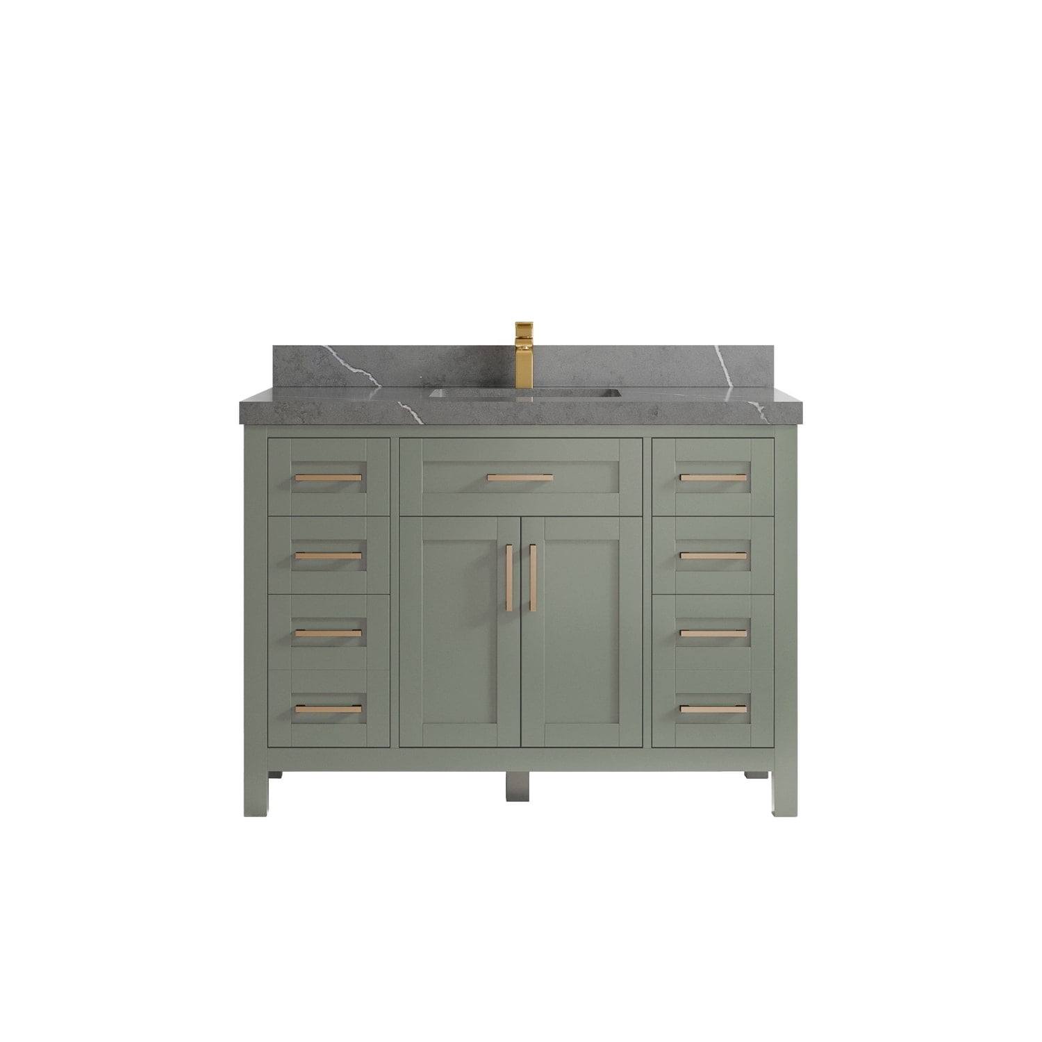 Willow Collections 48 in. W x 22 in. D Cambridge Single Sink Bathroom ...