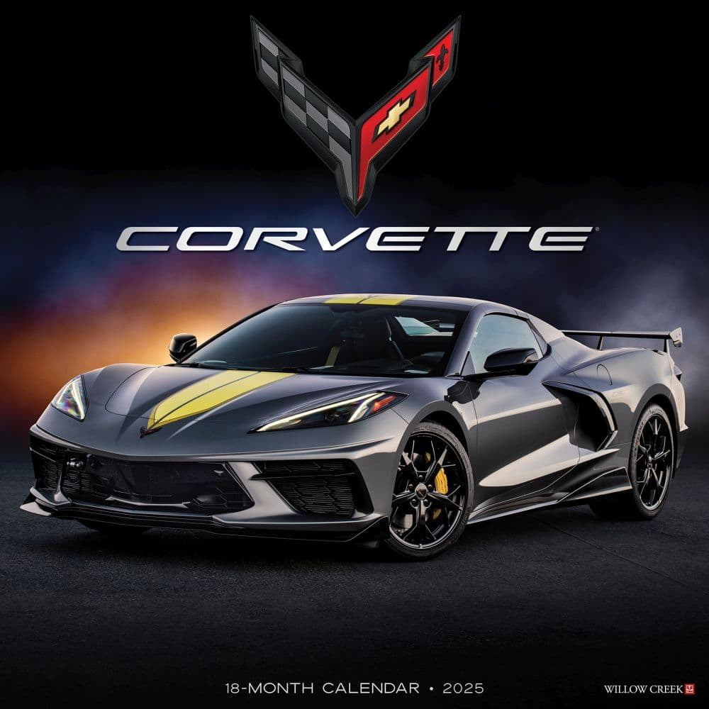 Willow Creek Press, Corvette 2025 Wall Calendar - Walmart.com