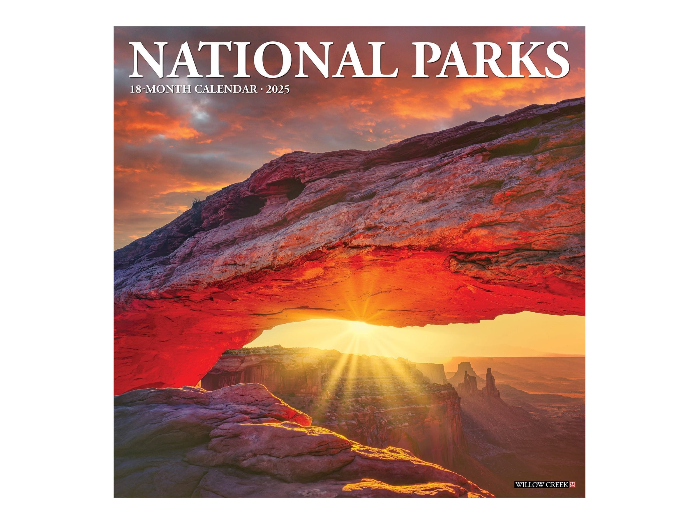 Willow Creek - 18-month calendar - wall mount - 2025 - national parks ...