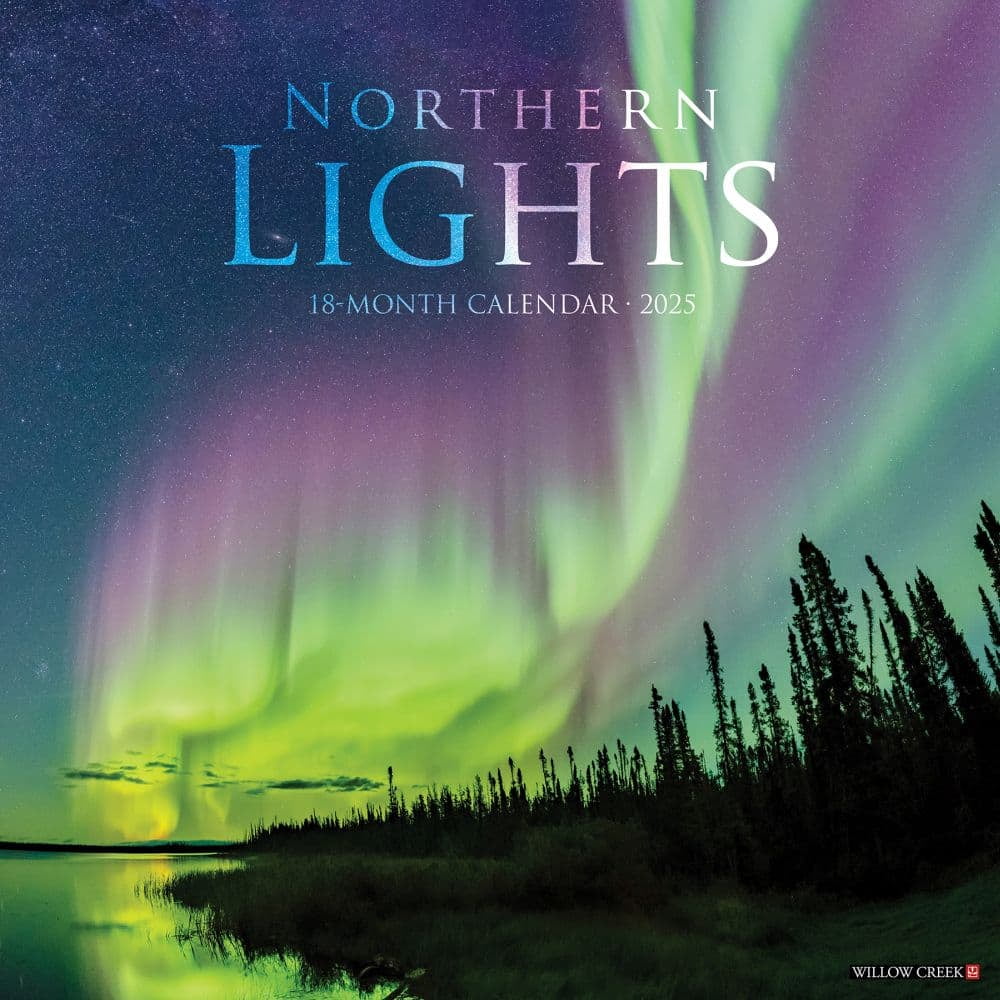 Willow Creek Press, Northern Lights 2025 Wall Calendar - Walmart.com