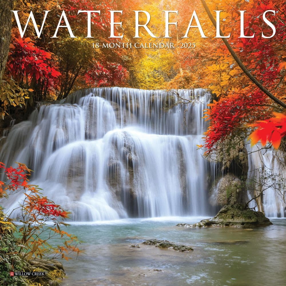 Willow Creek Press, Waterfalls 2025 Mini Wall Calendar - Walmart.com
