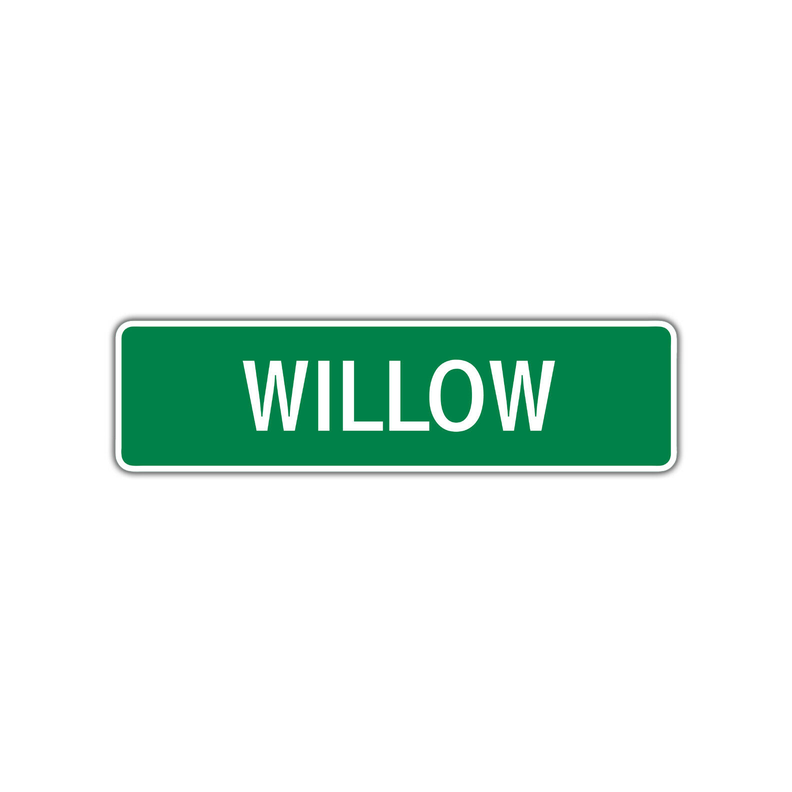 Willow Girls Children Name Letter Printed Label Indoor Outdoor Unique ...