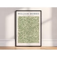 Willow Leaf Pattern William Morris Style Arts Crafts, Stretched Canvas ...