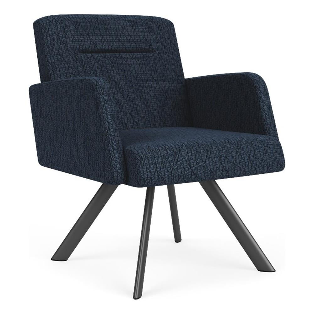 Willow Lounge Lobby Reception Waiting Swivel Guest Chair / Charcoal ...