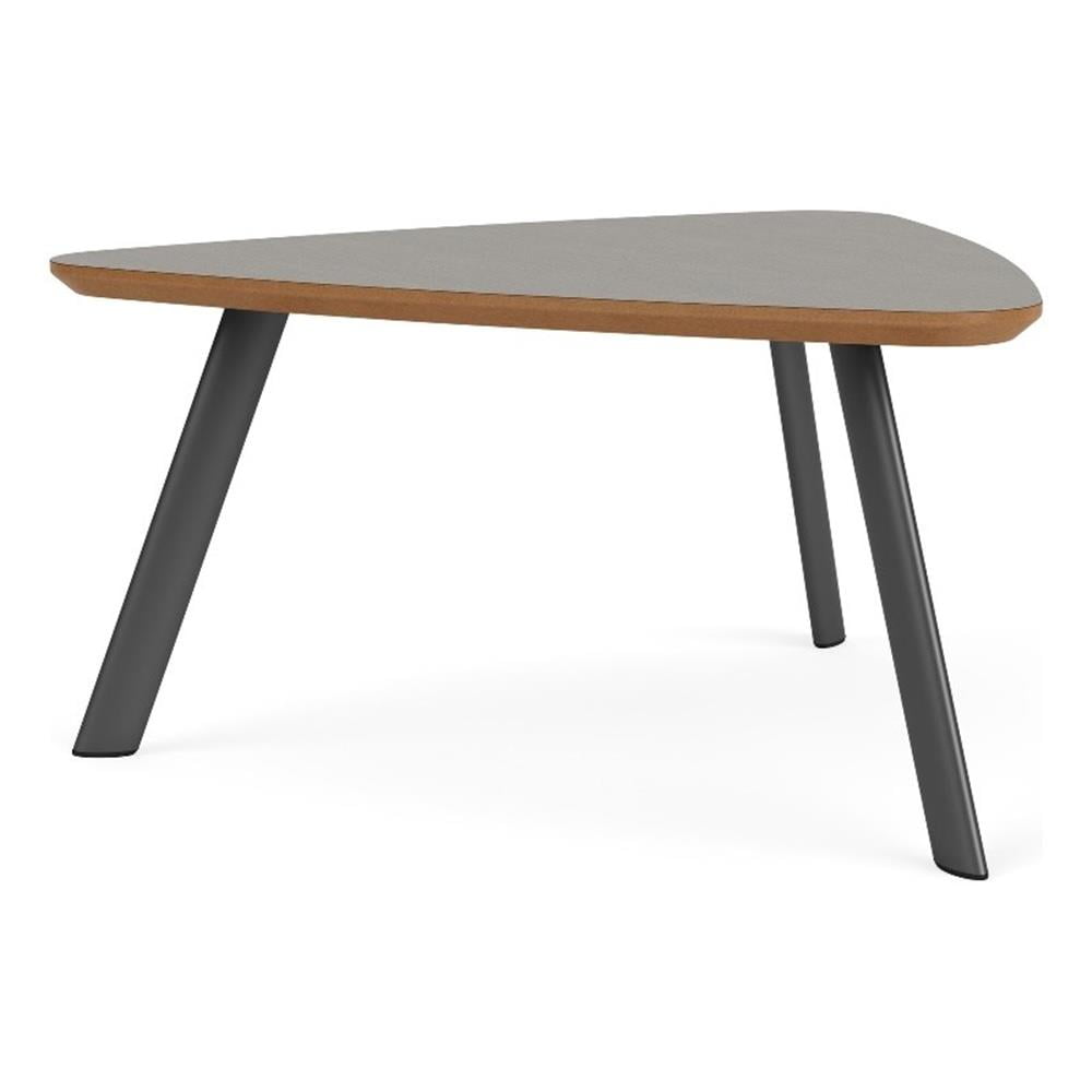 Willow Lounge Reception Conversational Table HPL Top / Charcoal Steel ...