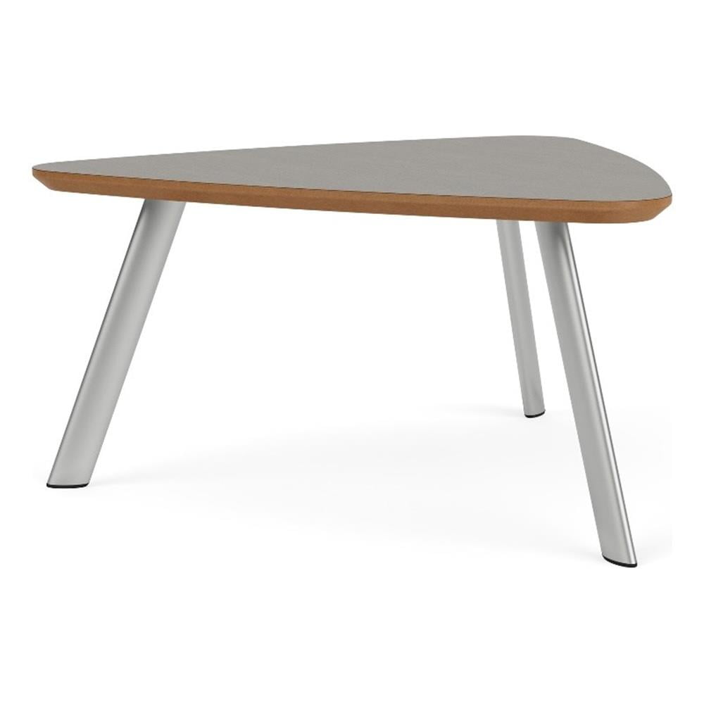 Willow Lounge Reception Conversational Table HPL Top / Silver Steel ...