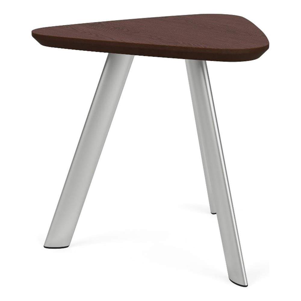 Willow Lounge Reception Waiting Room End Table HPL Top / Silver Steel ...