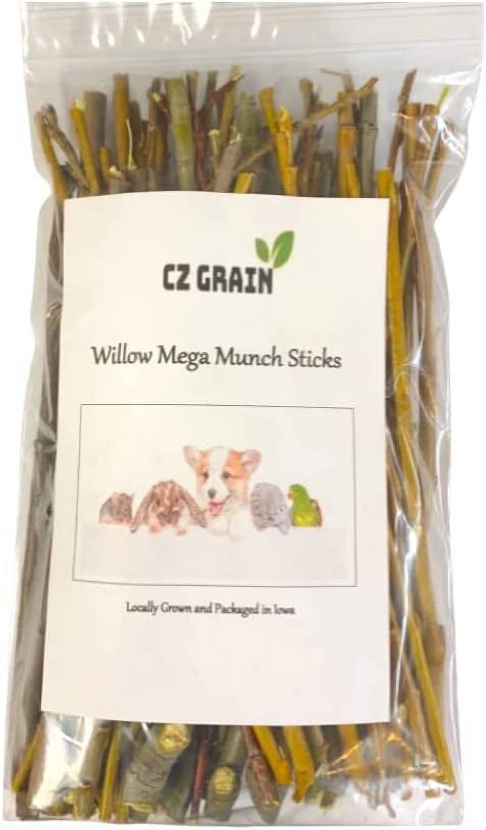 Willow Mega Munch Sticks for Rabbits Chinchilla Guinea Pigs - 60 ...