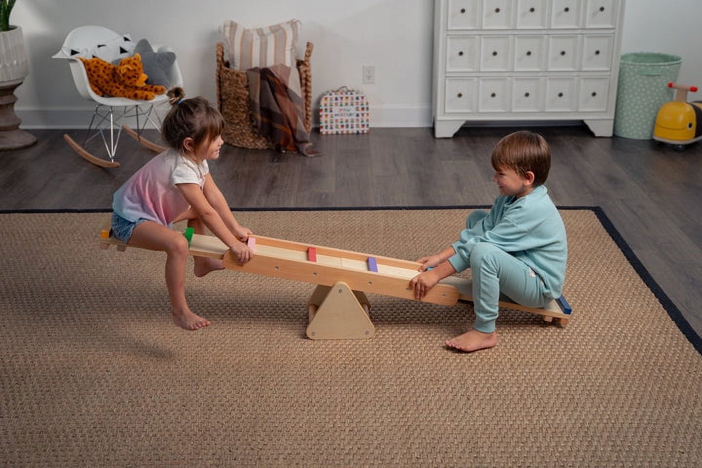 Willow- Rainbow Seesaw and Balance Beam - Walmart.com