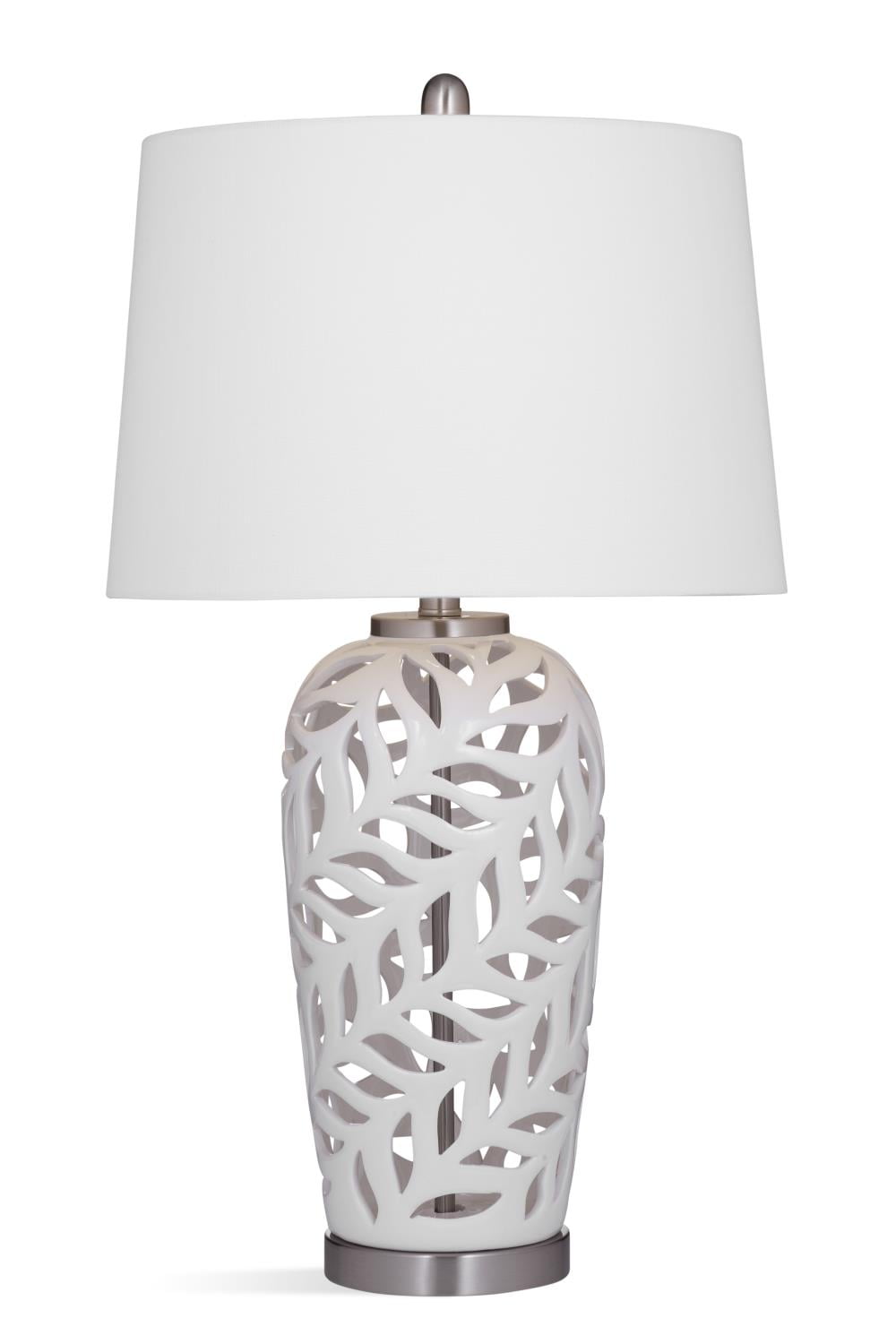 Willow Table Lamp in White Ceramic - Walmart.com