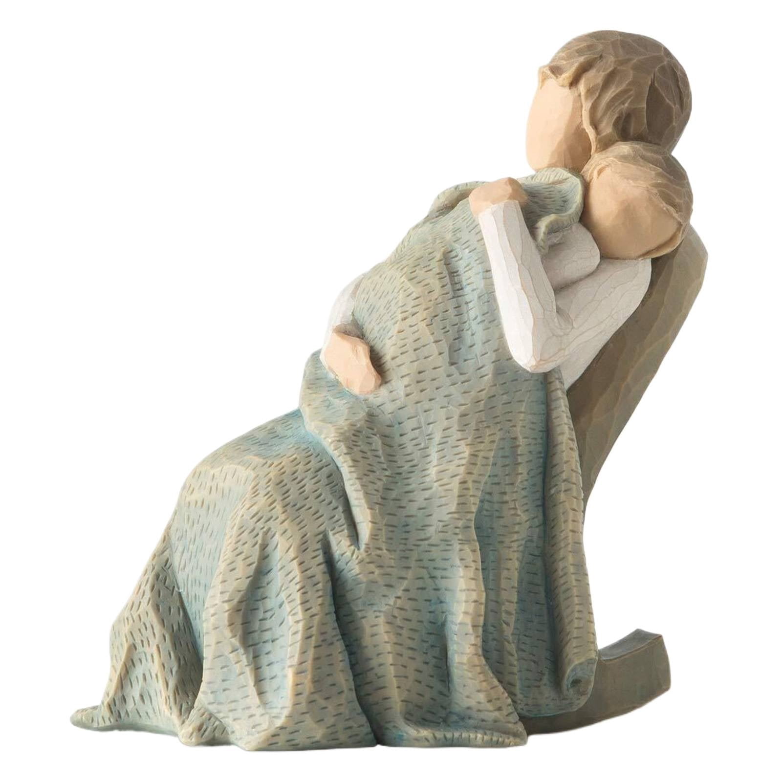 Willow Tree Hand Painted Sleeping Baby Resin Figurine for Nursery or ...