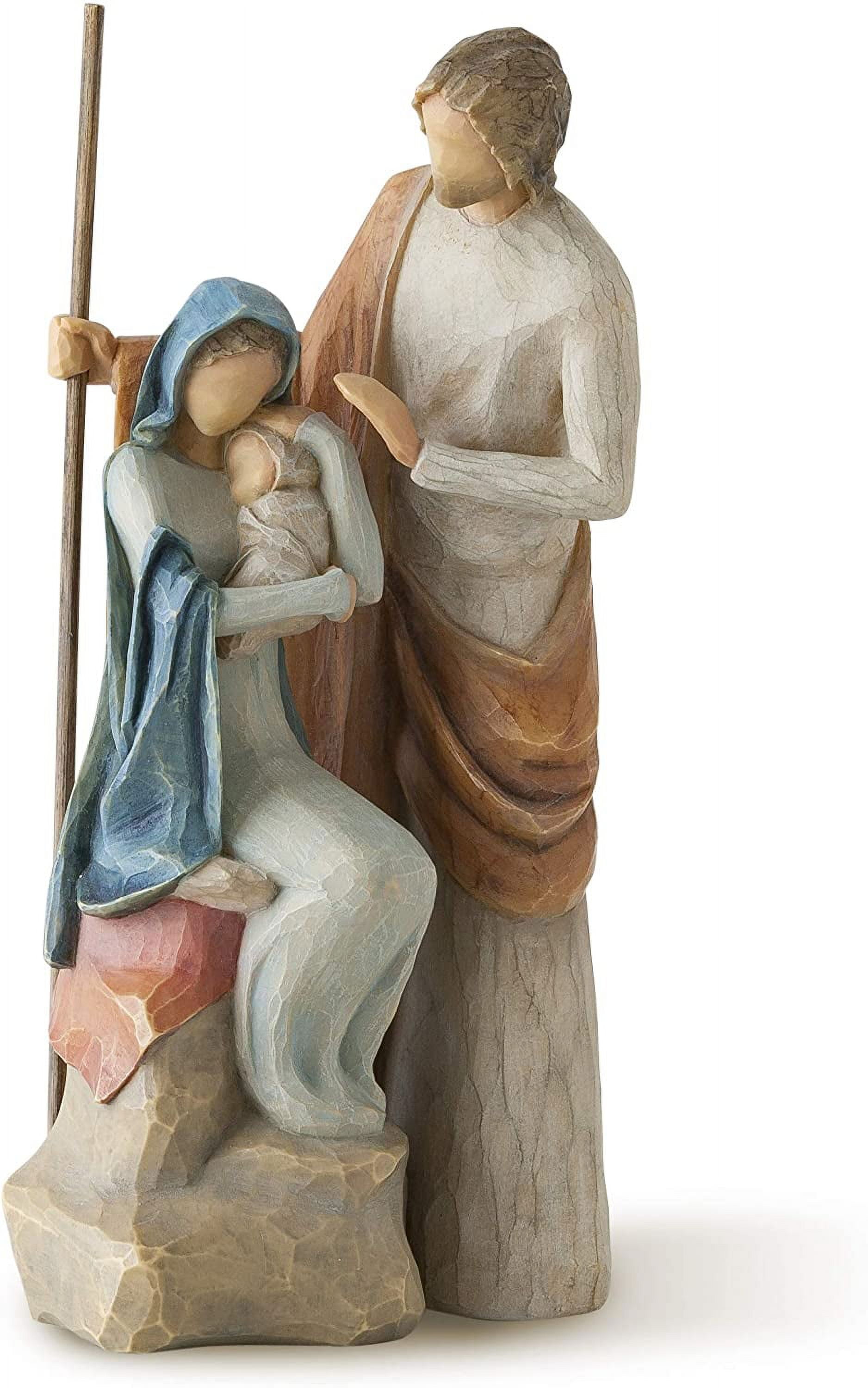 Willow Tree The Holy Family, Mary Holding Jesus, and Joseph, Richly ...