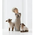 Willow Tree Little Shepherdess with Lambs, 5 Inches Tall Resin Nativity ...