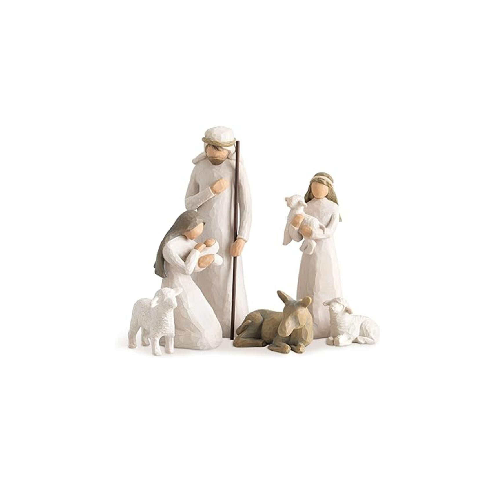 Willow-Tree Nativity Starter Figures, Figures Nativity Resin Nativity ...