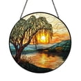 Willow Tree Themed Stained Glass Style Suncatcher for Window Decor ...