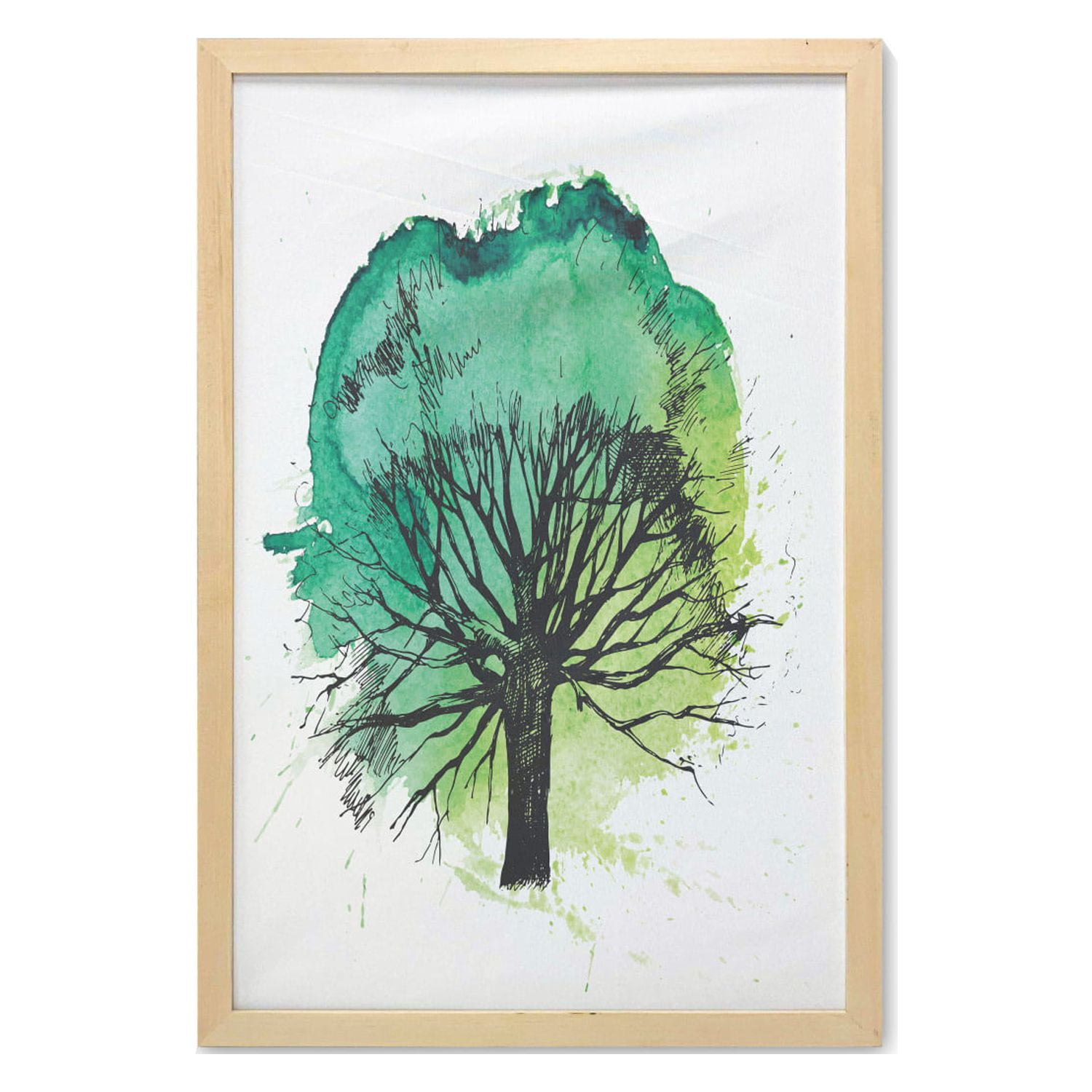 Willow Tree Painting On Wall