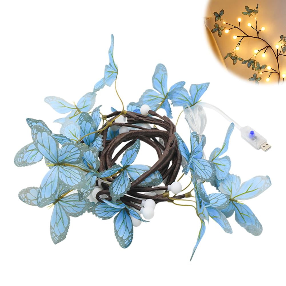 Willow Vine Lights,8 Flash Model Twinkling Tree,5.25ft Flexible Wall ...