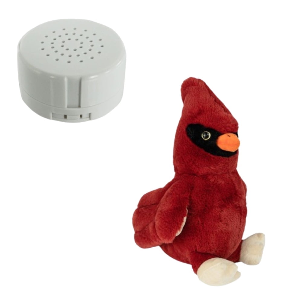 Willow the Cardinal 16Inch Plush Toy Recorder – Eco-Friendly Vibrant ...