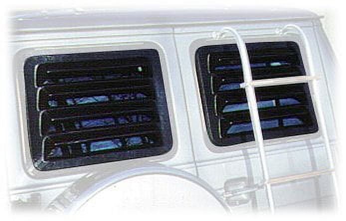 Willpak Industries 2028 ABS Van Rear Window Louver for Ford Econoline ...
