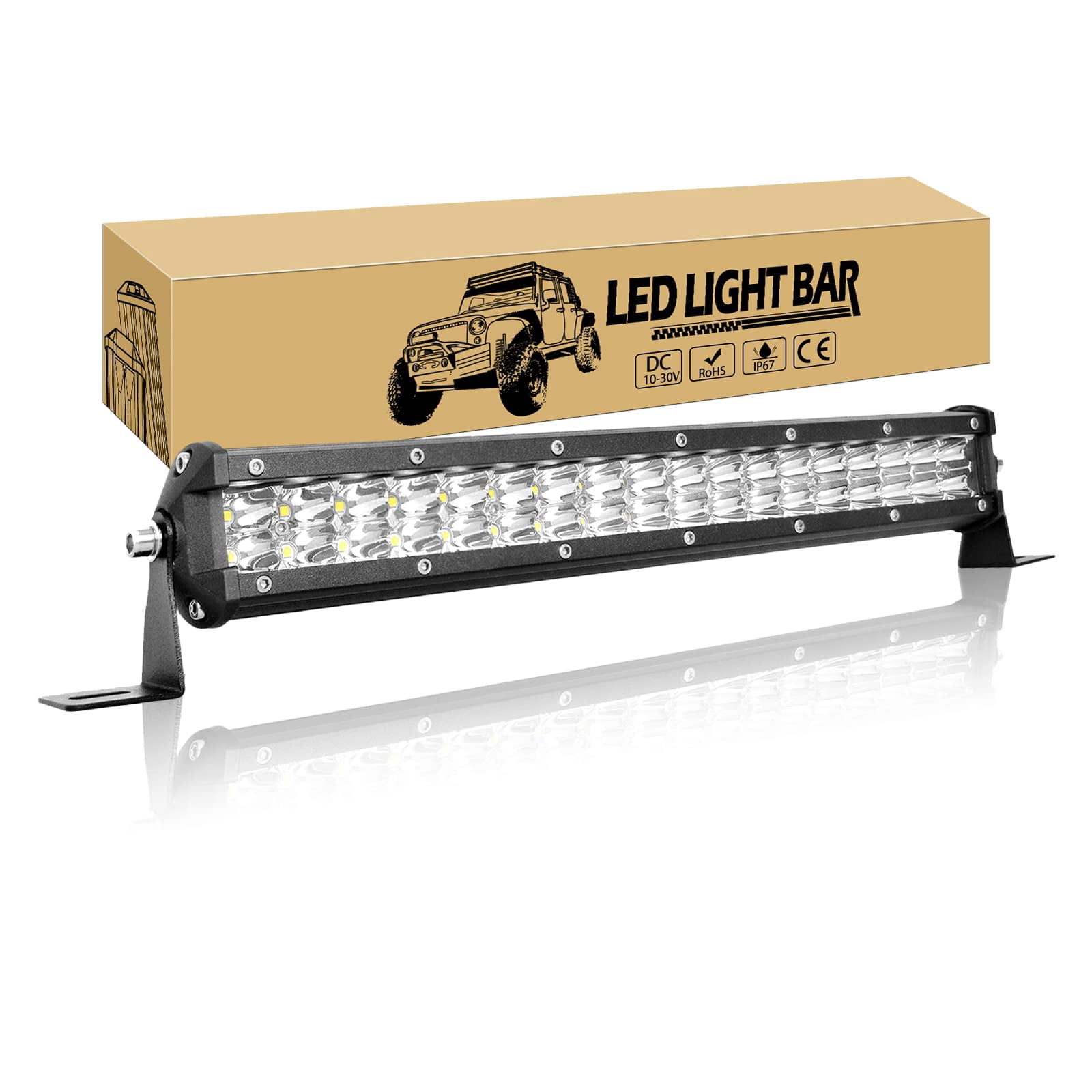 Willpower 15 Inch 108W LED Light Bar 12V 24V Slim Off Road Driving ...