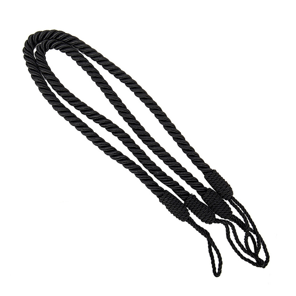 Willstar 2Pcs Tie Back Braided Curtain Hessian Rope Natural Cotton ...