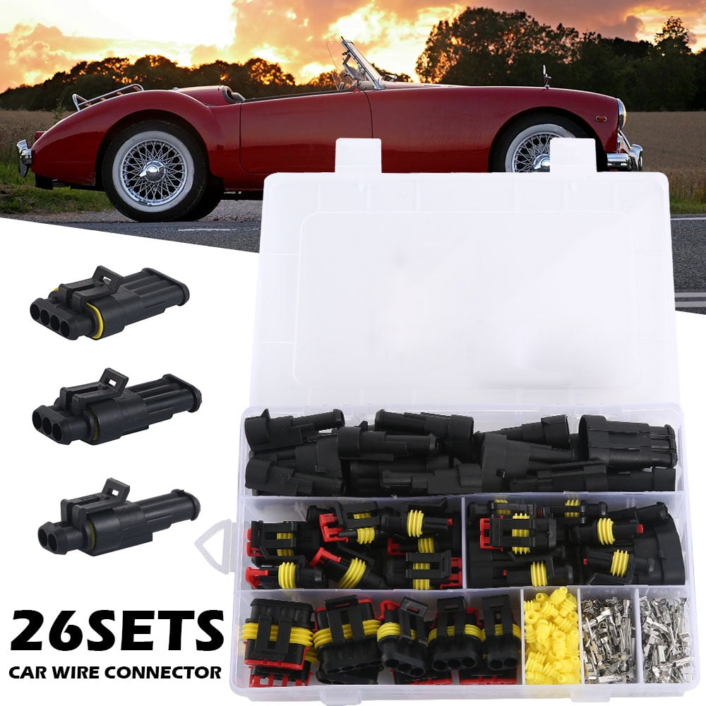 Willstar 352Pcs Car Connector Plug Terminal Auto Sealed Waterproof ...