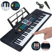 Hamzer 61-Key Compact Electric Piano Keyboard for Adults & Beginners ...