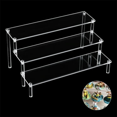 AZM Economy Clear Acrylic Riser Set Display Jewelry Showcase Fixtures ...